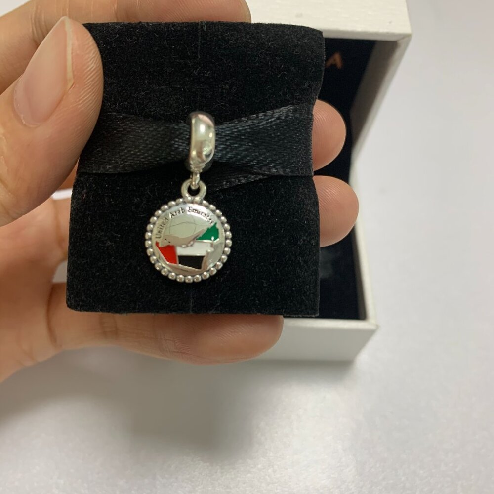 Pandora United Arab Emirates Flag Map Exclusive Charm… - Gem